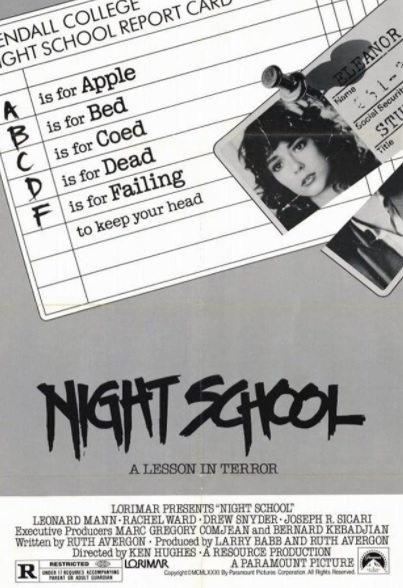 Night School (1981) – Jiggy's Horror Corner